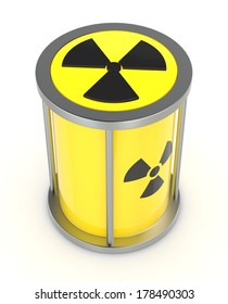 One Protective Capsule Radioactive Source Concept Stock Illustration ...