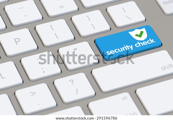 Online Computer Security Check Concept On Stock Illustration 291596786