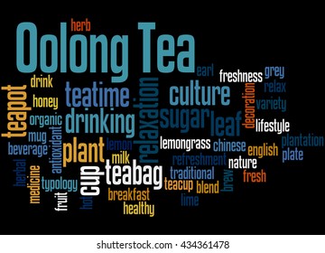 Oolong Tea Word Cloud Concept On Stock Illustration 434361478 ...