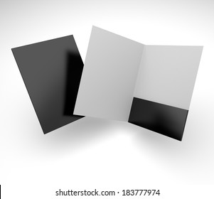 Open Closed Blank A4 Size Folder 库存插图 183777974 | Shutterstock