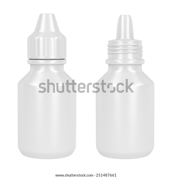 Open Closed Containers Eye Drop Isolated Stock Illustration 251487661 ...