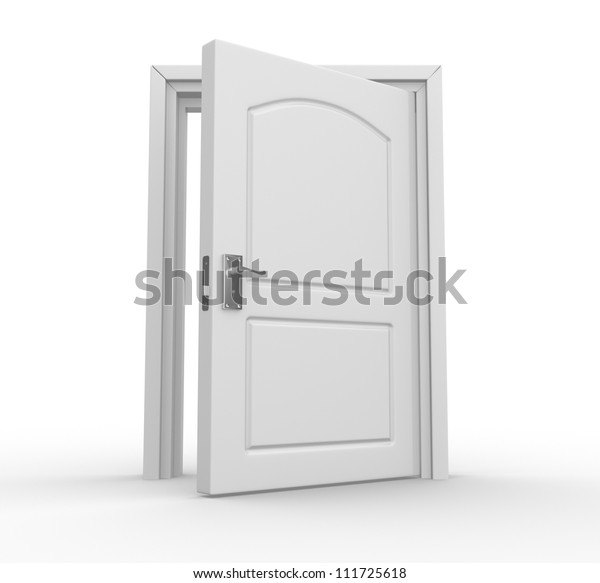 Open Door 3d Render Stock Illustration 111725618 | Shutterstock