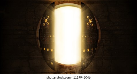 Open Door Magic Stock Illustration 1119946046 | Shutterstock