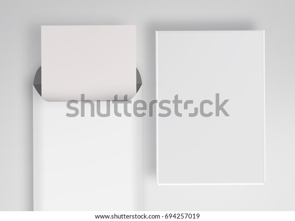 Open Envelope 2 Side Letterhead A4 Stock Illustration 694257019 ...