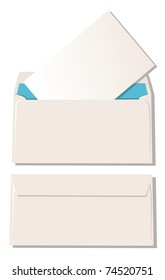 Open Envelope Letter Close Envelope Stock Illustration 74520751 ...