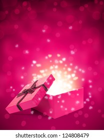 Open Gift Box Light Stock Illustration 124808479 | Shutterstock