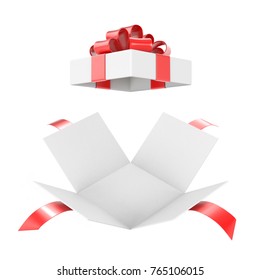 Open Gift Box Present Box Red Stock Illustration 765106015 | Shutterstock