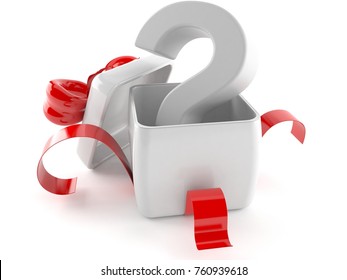 Open Gift Question Mark Isolated On Stock Illustration 760939618 ...