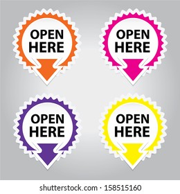 26 Pink Open Here Symbol Images, Stock Photos & Vectors | Shutterstock