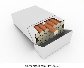 Open Pack Cigarettes Stock Illustration 19870063 | Shutterstock