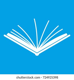 Open Tutorial Icon White Isolated On Stock Illustration 724925398 ...