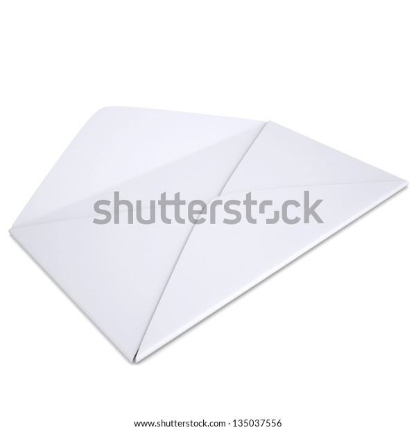 Open White Envelope Isolated Render On Stock Illustration 135037556 ...