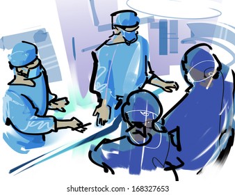 487 Operating Room Drawing Images, Stock Photos & Vectors | Shutterstock