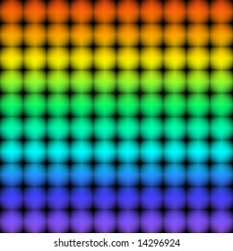 Optical Art Background Grid Rainbow Colors Stock Illustration 14296924 ...