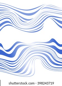 Optical Effect Mobius Wave Stripe Design 스톡 벡터(로열티 프리) 246369550 ...