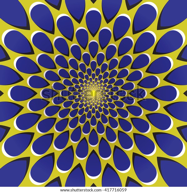 Optical Illusion Bitmap Background Blue Drops Stock Illustration ...