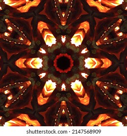 Optical Illusion Fire Warping Mind Bending 库存插图 2147568909 | Shutterstock