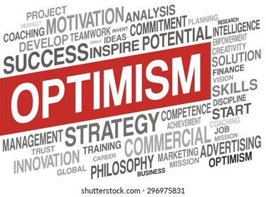 Optimism Word Cloud Concept Stock Illustration 296975831 | Shutterstock