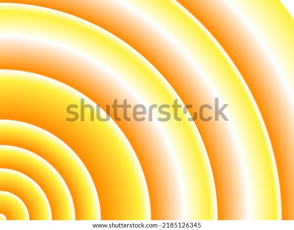 Orange Color Gradient Background Quarter Circle Stock Illustration ...
