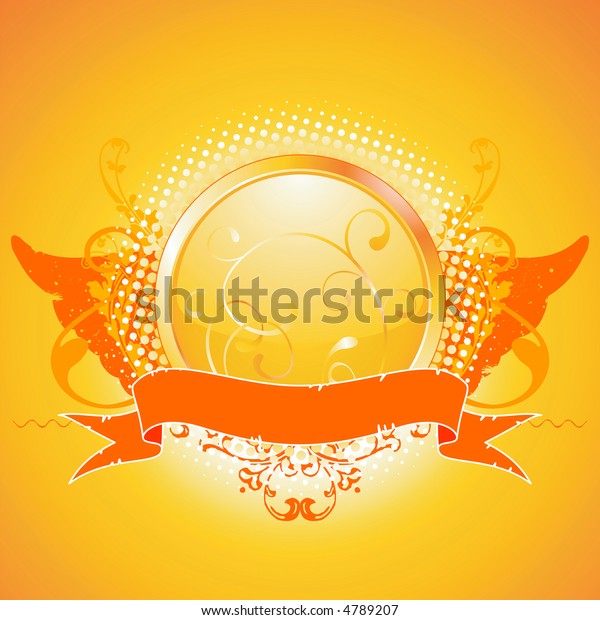 Orange Emblem Vector File Gallery Stock Illustration 4789207 | Shutterstock