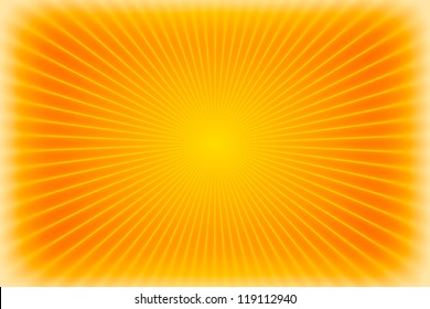 Orange Sunburst Background Texture Stock Illustration 119112940 ...