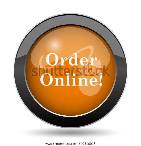 Order Online Icon Order Online Website Stock Illustration 640816015