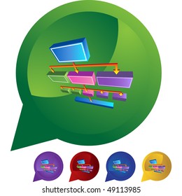Org Chart Stock Illustration 49113985 | Shutterstock