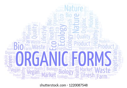 Organic Forms Word Cloud Stock Illustration 1220087548 | Shutterstock
