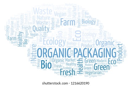 Organic Packaging Word Cloud Stock Illustration 1216620190 | Shutterstock