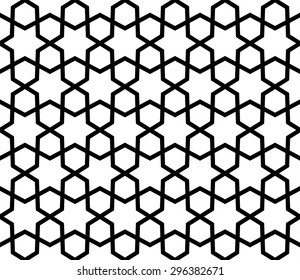 2d Cad Drawing Geometric Islamic Arabesque Stock Vector (Royalty Free ...