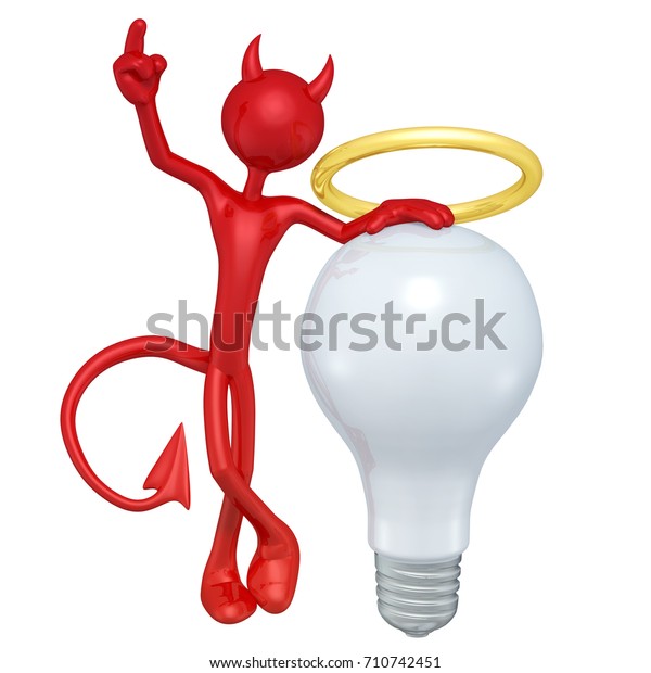 Original 3d Character Devil Illustration Good Stock Illustration ...