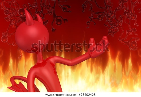 Original 3d Character Illustration Devil Stock Illustration 695402428 ...