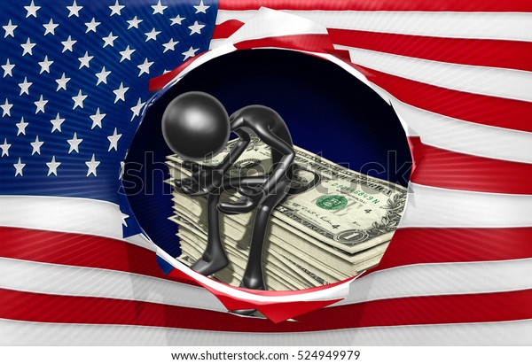 Original 3d Character Illustration Stack Money Stock Illustration ...