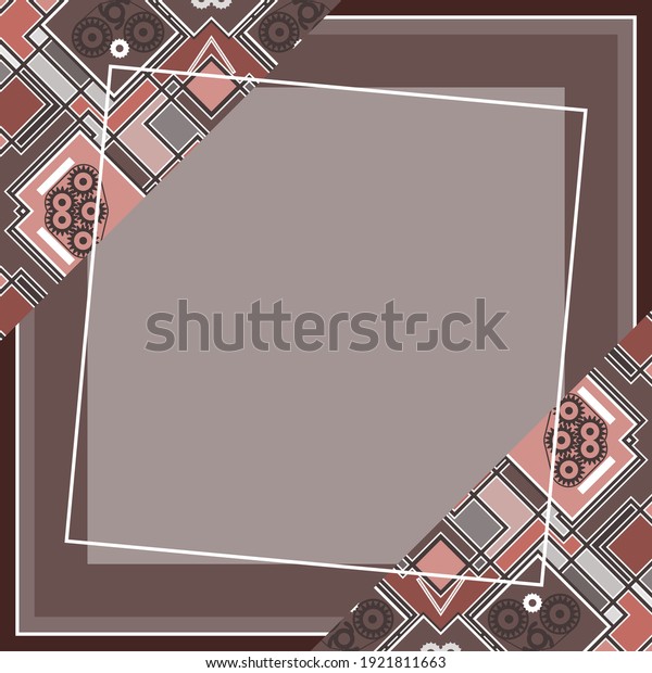 Original Background Color Elements Geometric Shapes Stock Illustration ...