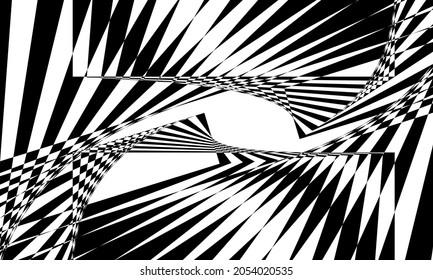Original Black Patterns Create Unique Monochrome Stock Illustration ...
