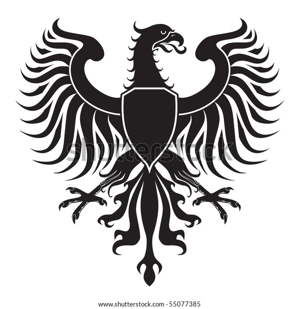 Original Eagle Crest Jpeg Version Stock Illustration 55077385 ...
