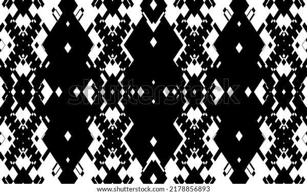 Original Monochrome Wallpaper Charming Pattern Op Stock Illustration ...