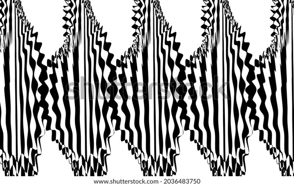 Original Texture Black Rippling Patterns Modern Stock Illustration ...