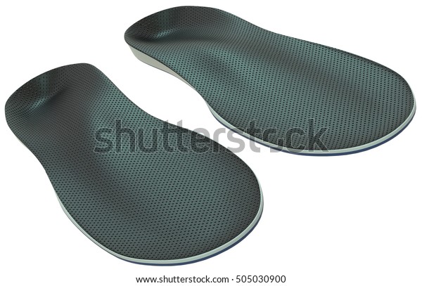 Orthotics Custom Made Shoe Inserts Isolated Stock Illustration 505030900