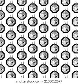 Oryx Pattern Design Wallpaper Art Stock Illustration 2138012677 ...