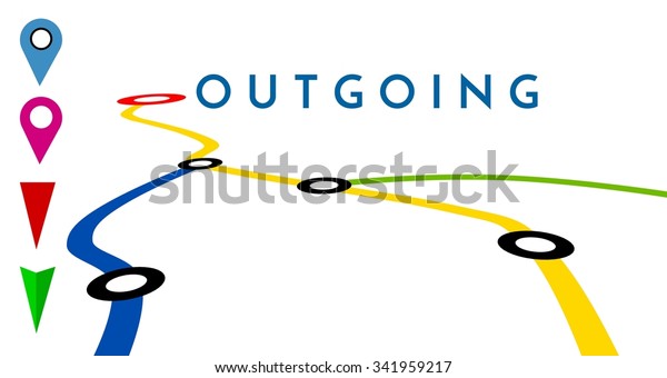 Outgoing Word Stock Illustration 341959217 | Shutterstock