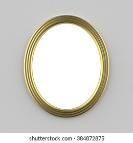 Oval Picture Frame 3d Render Stock Illustration 384872875 | Shutterstock