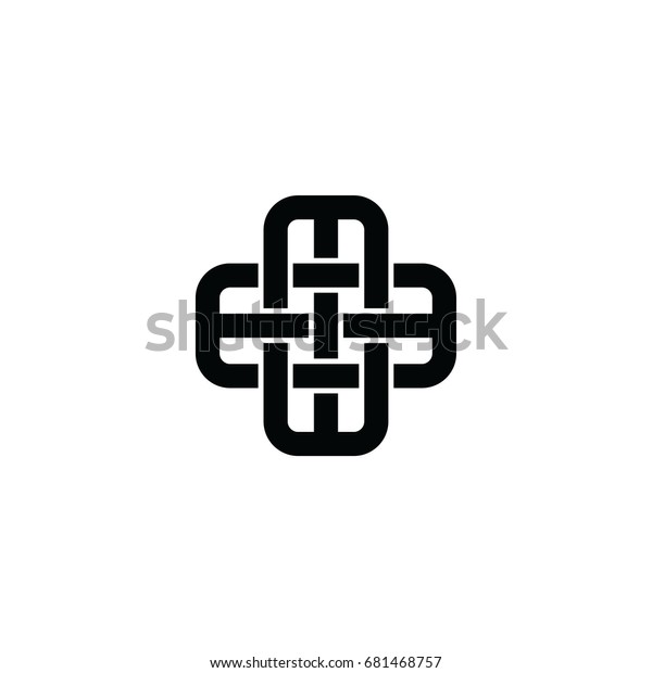 Overlapping Line Floral Shape Celtic Theme Stock Illustration 681468757 ...