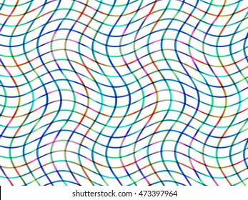 Overlapping Wavy Lines Stock Illustration 473397964 | Shutterstock