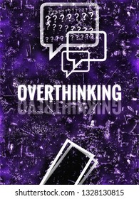 Overthinking Background Illustration Stock Illustration 1328130815
