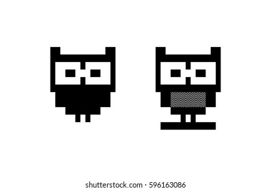 757 Pixel Owl Images, Stock Photos & Vectors | Shutterstock