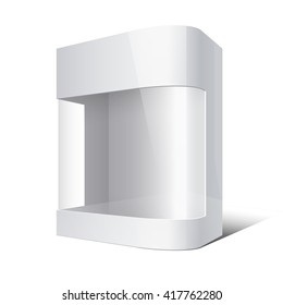 Package Box Rounded Corner Transparent Plastic Stock Illustration ...