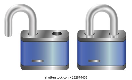 Padlock Bitmap Copy Stock Illustration 132874433 | Shutterstock