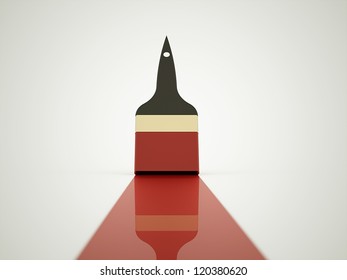 Paint Brush Stroke Render Stock Illustration 120380620 | Shutterstock