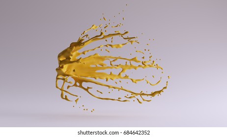 Paint Splash 3d Rendering 3d Illustration Stock Illustration 684642352 ...